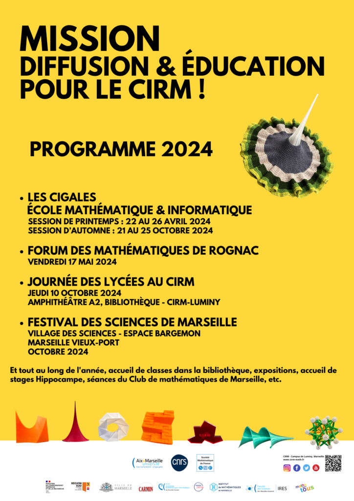 Diffusion scientifique - site du cirm